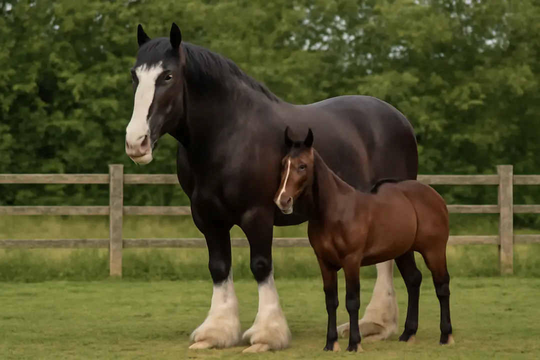 Shire Horse Size Comparison: Heights, Weights, Guide - Horse Names