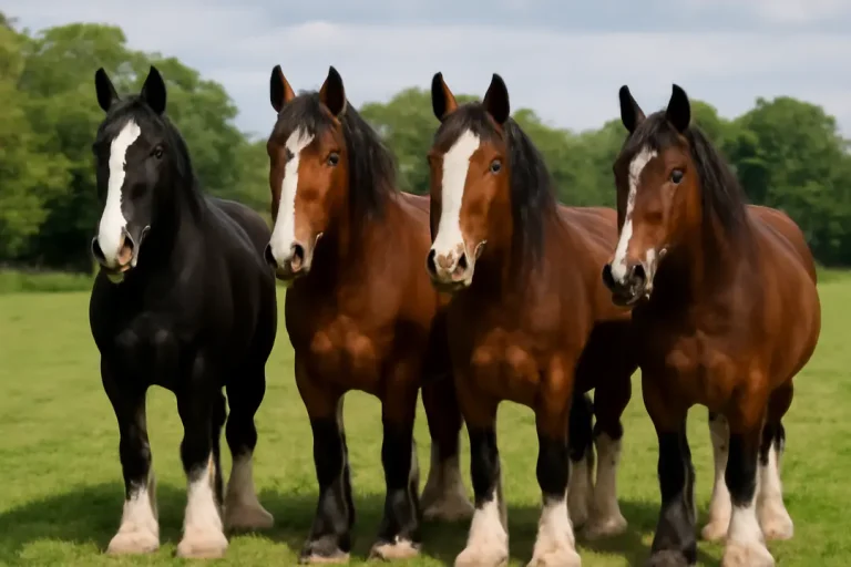 Shire Horse Coat Colors Guide: Variations, Care & Tips - Horse Names